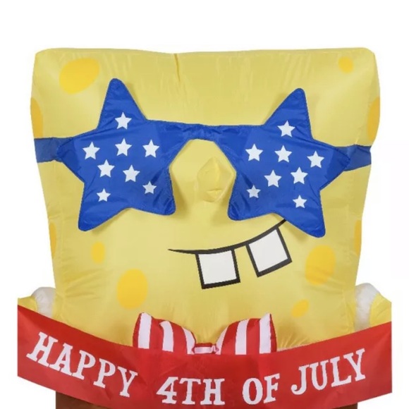 Gemmy | Holiday | 22 Gemmy Spongebob July 4th Patriotic Airblown ...